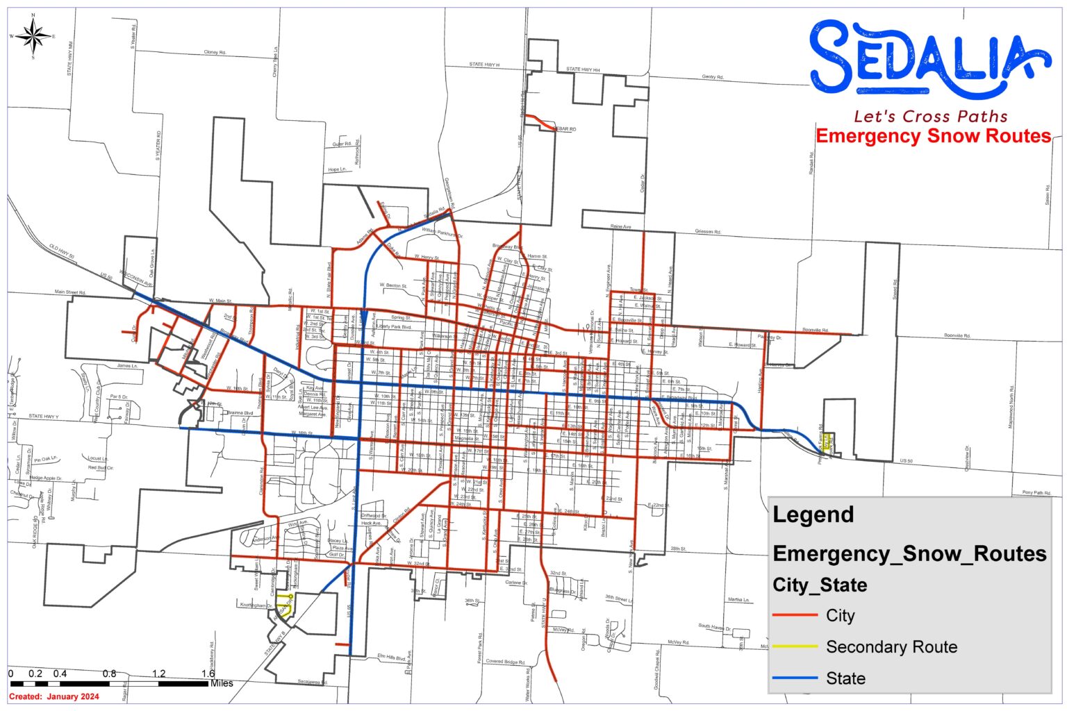 Accumulating Snow Predicted for Area | City of Sedalia, MO