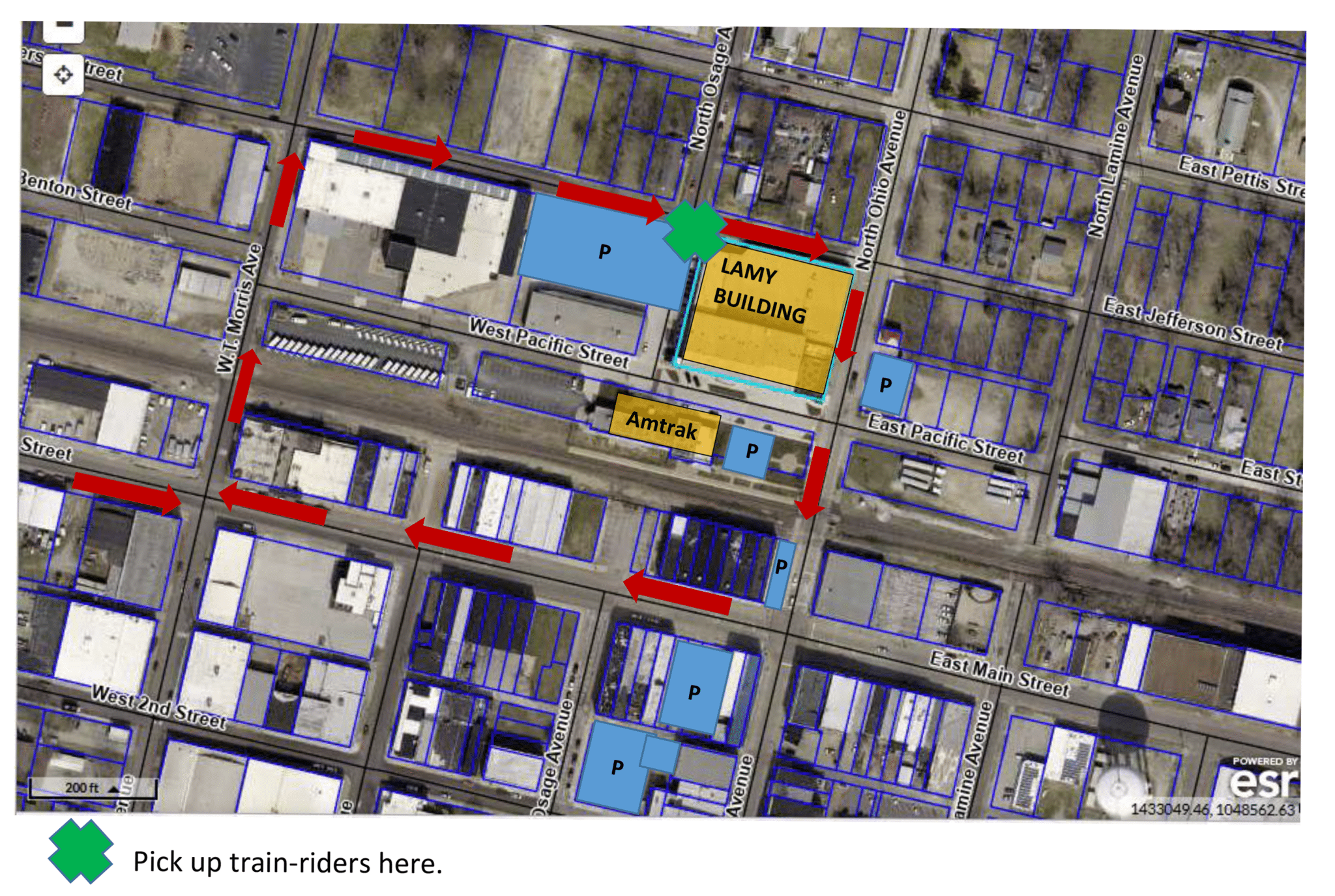 Parking and Traffic Flow Information for “Ride the Train with Santa ...