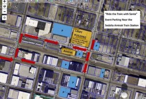 Parking and Traffic Flow information for “Ride the Train with Santa ...